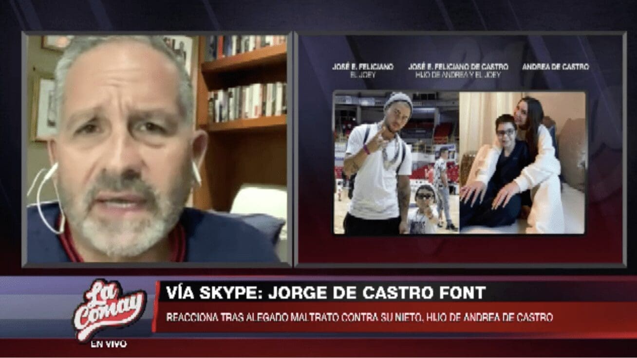 Jorge de Castro reacciona tras alegado maltrato contra su nieto ...