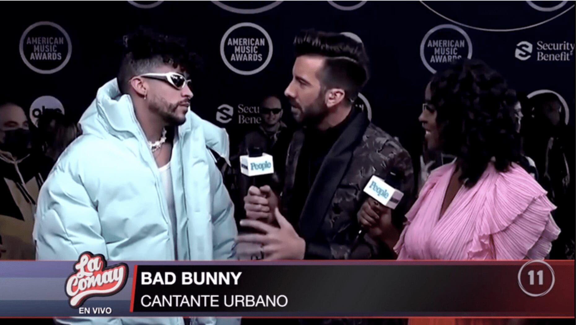 Bad Bunny no entiende pregunta que le hacen en inglés - TeleOnce TV ...