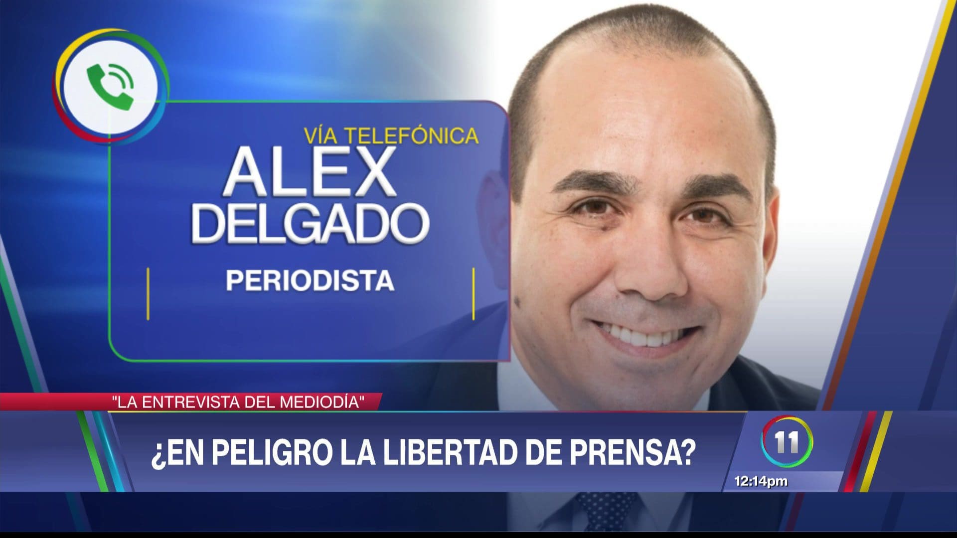 Alex Delgado está dispuesto a ir preso en caso por la libertad de prensa - TeleOnce TV | Vívelo