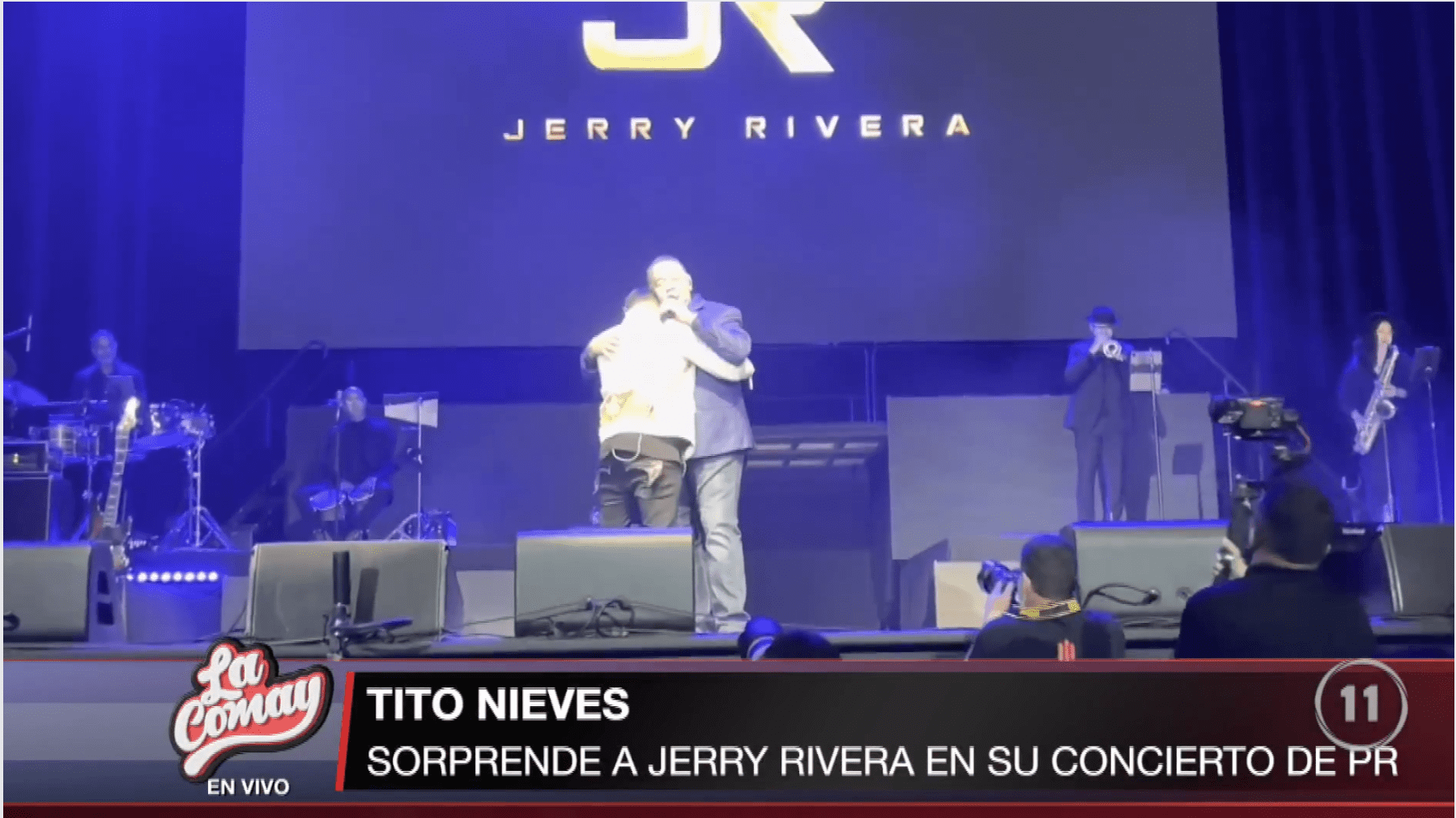 Tito Nieves sorprende a Jerry Rivera en su concierto en la Isla ...