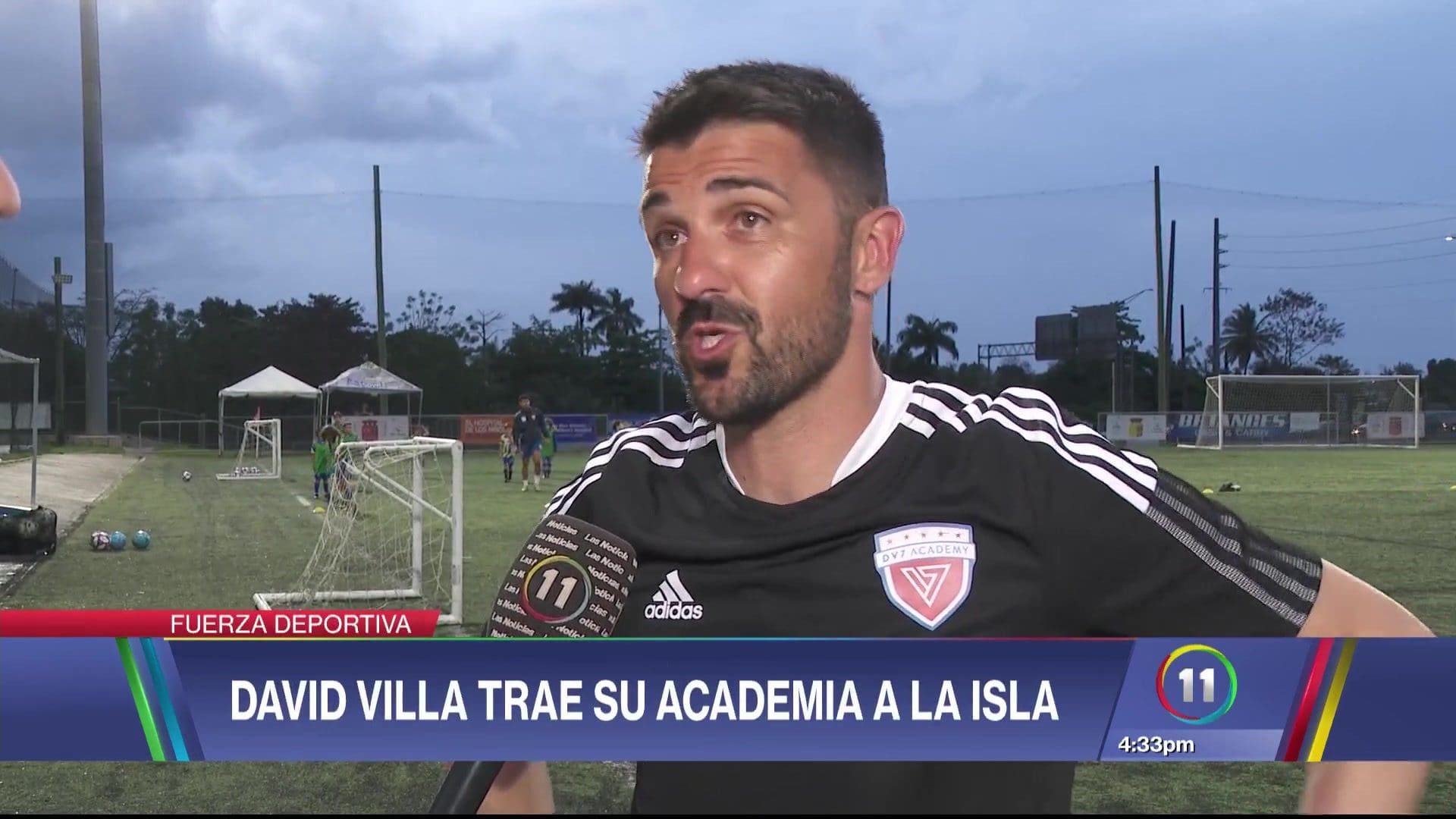 David Villa trae su academia a Puerto Rico - TeleOnce TV | Vívelo