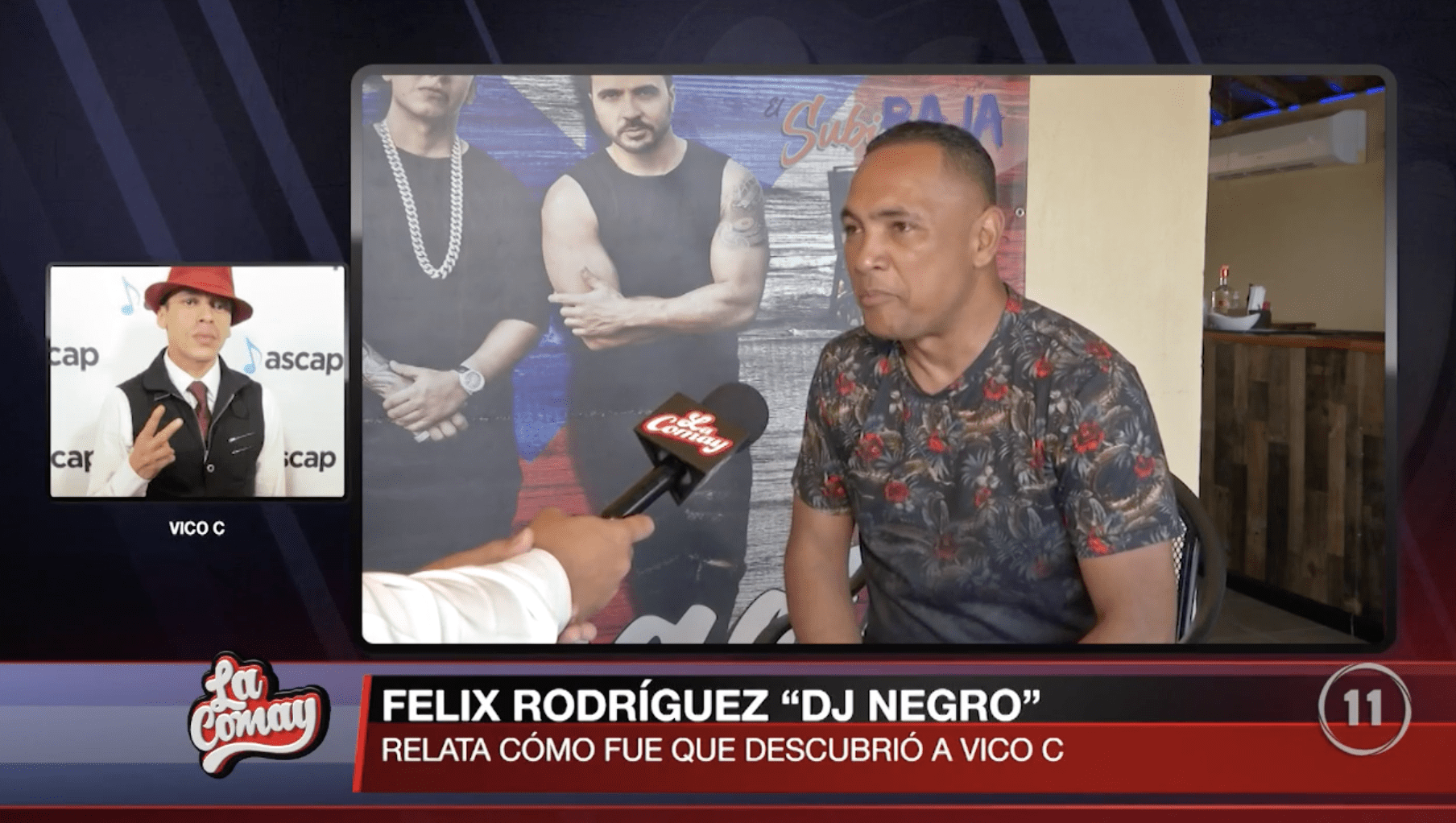 DJ Negro relata cómo descubrió a Vico C - TeleOnce TV | Vívelo