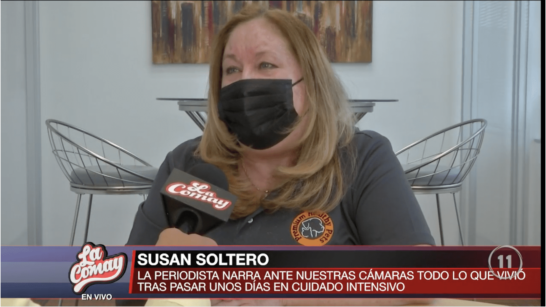 "Fueron unos días de mucho miedo": Susan Soltero - TeleOnce TV | Vívelo