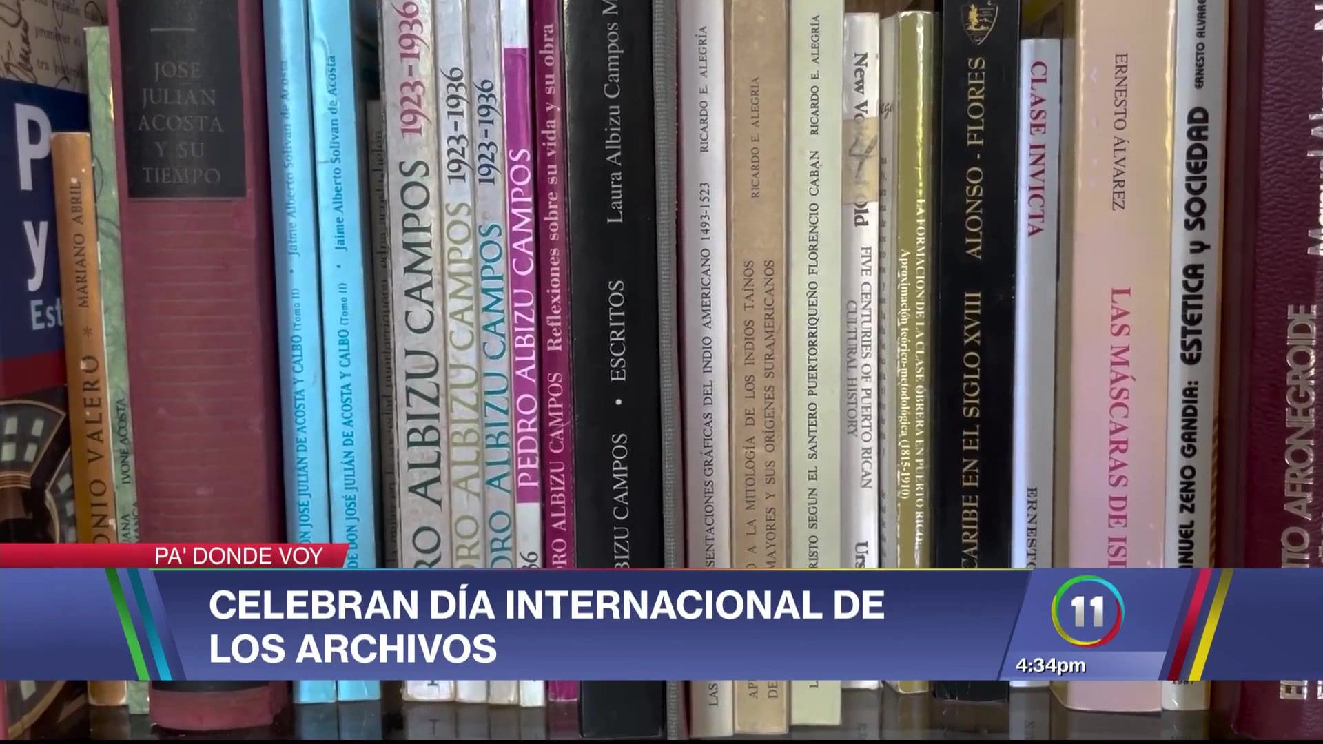 ¿Pa' dónde voy? Biblioteca Nacional de Puerto Rico - TeleOnce TV | Vívelo