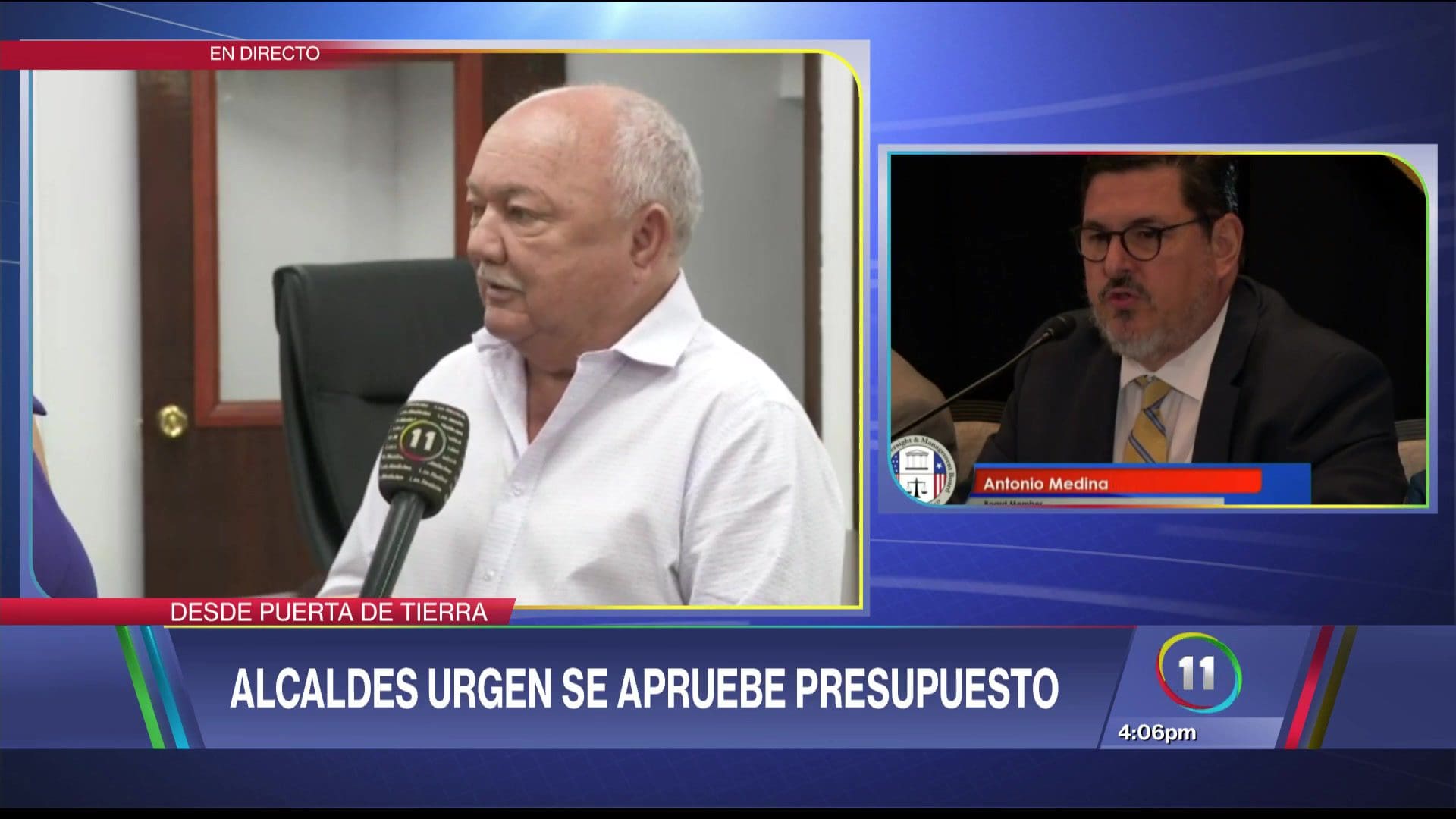"Los alcaldes estamos haciendo mucho con nada" - TeleOnce TV | Vívelo