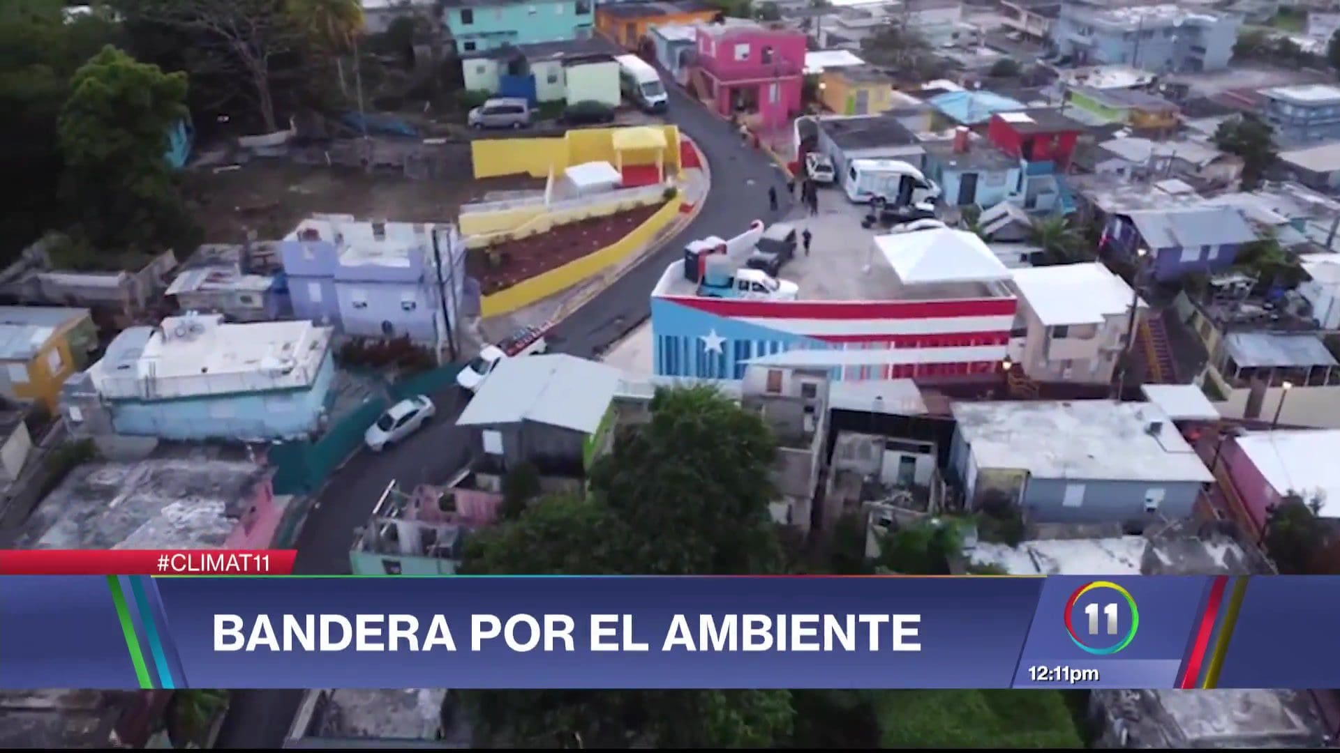 Héctor PR pinta una bandera especial para concientizar sobre el cambio ...