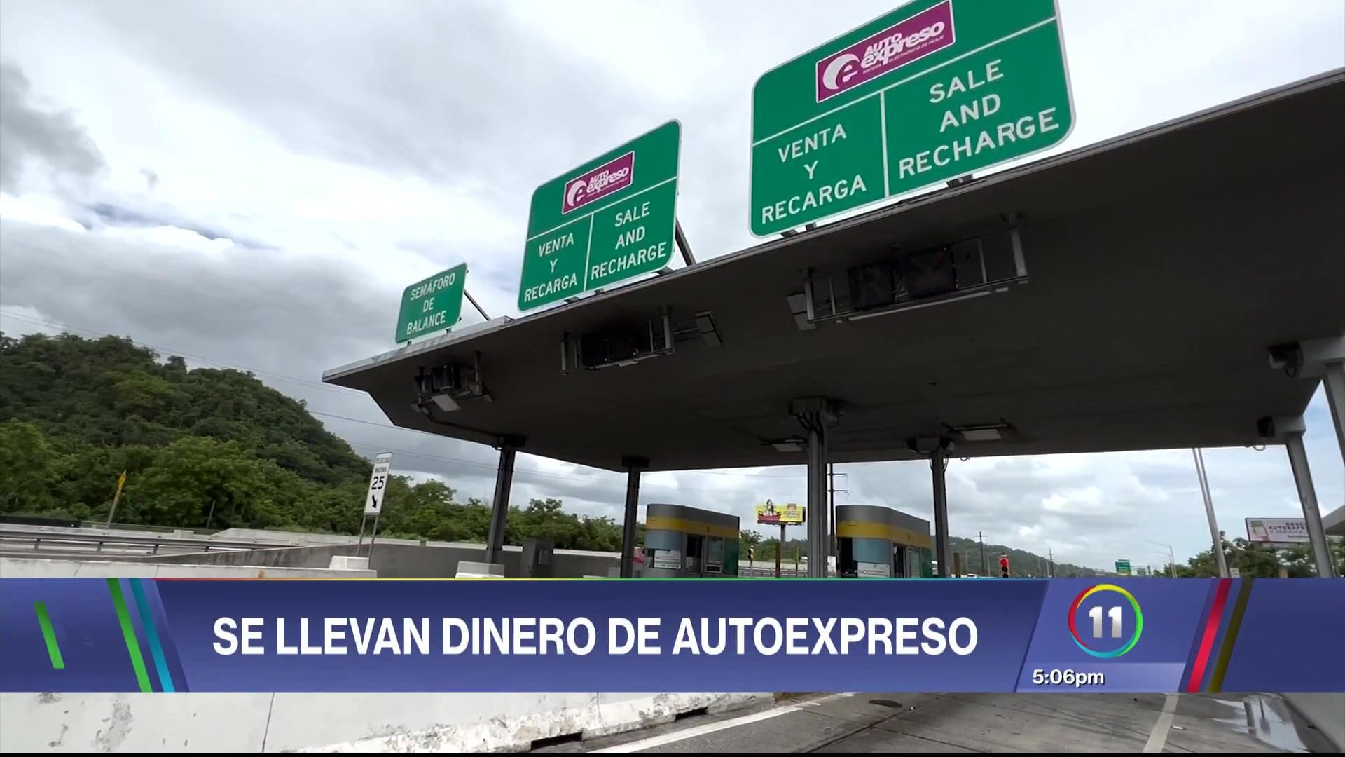 Roban casetas de AutoExpreso en la PR-22 - TeleOnce TV | Vívelo