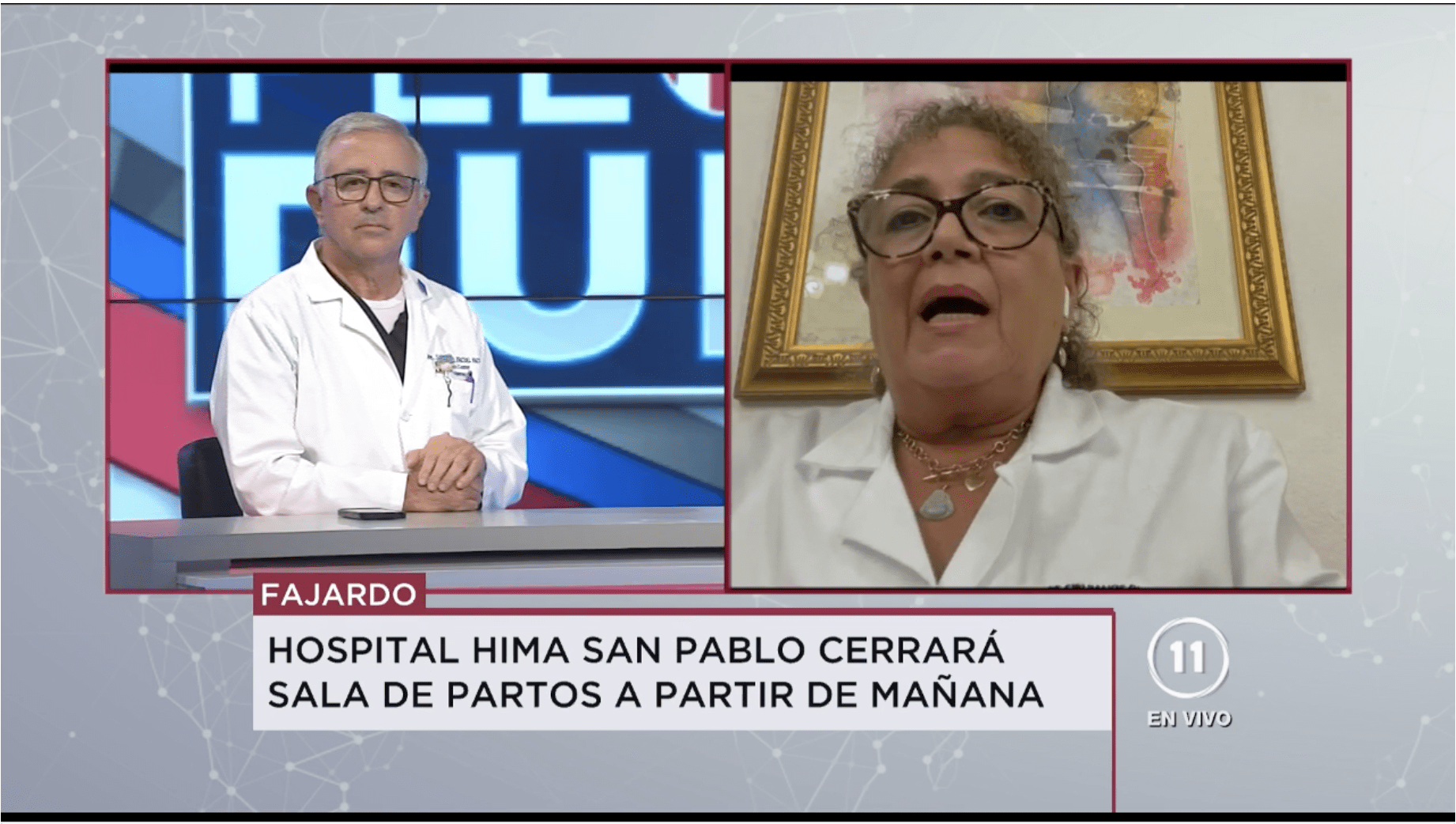 A solo horas del cierre de la sala de partos del Hospital HIMA San Pablo en Fajardo - TeleOnce ...