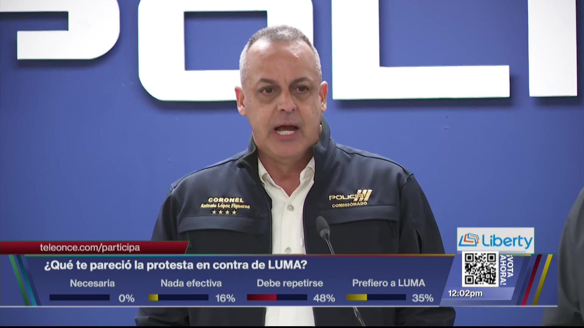 Comisionado de la Policía: "Tenemos total respeto a la prensa de Puerto Rico" - TeleOnce TV | Vívelo