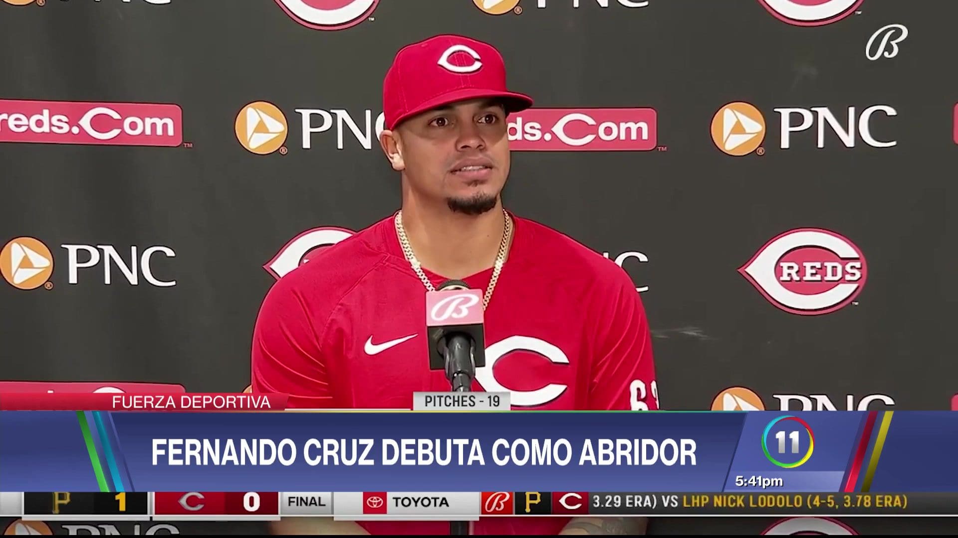 Fernando Cruz debuta como abridor - TeleOnce TV | Vívelo