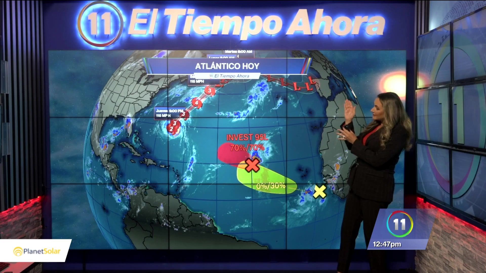 Seguimos la trayectoria de la Invest 95L y otra onda tropical ...