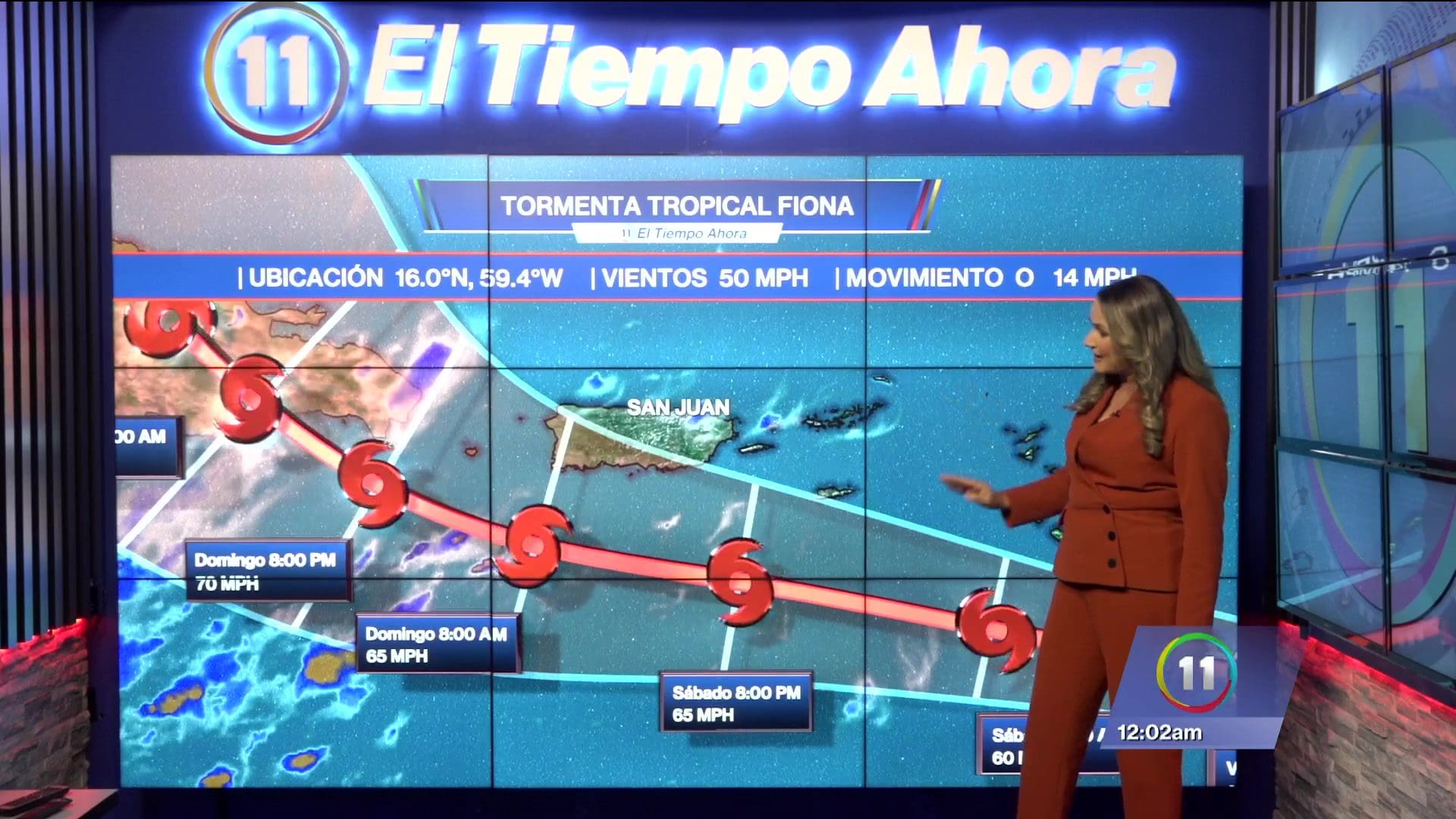 Boletín 11am: Emiten aviso de tormenta tropical para Puerto Rico - TeleOnce TV | Vívelo