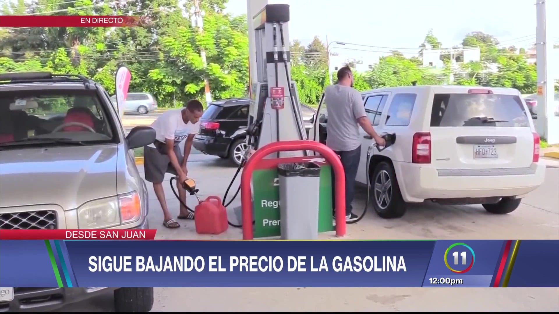 Sigue bajando la gasolina en Puerto Rico - TeleOnce TV | Vívelo