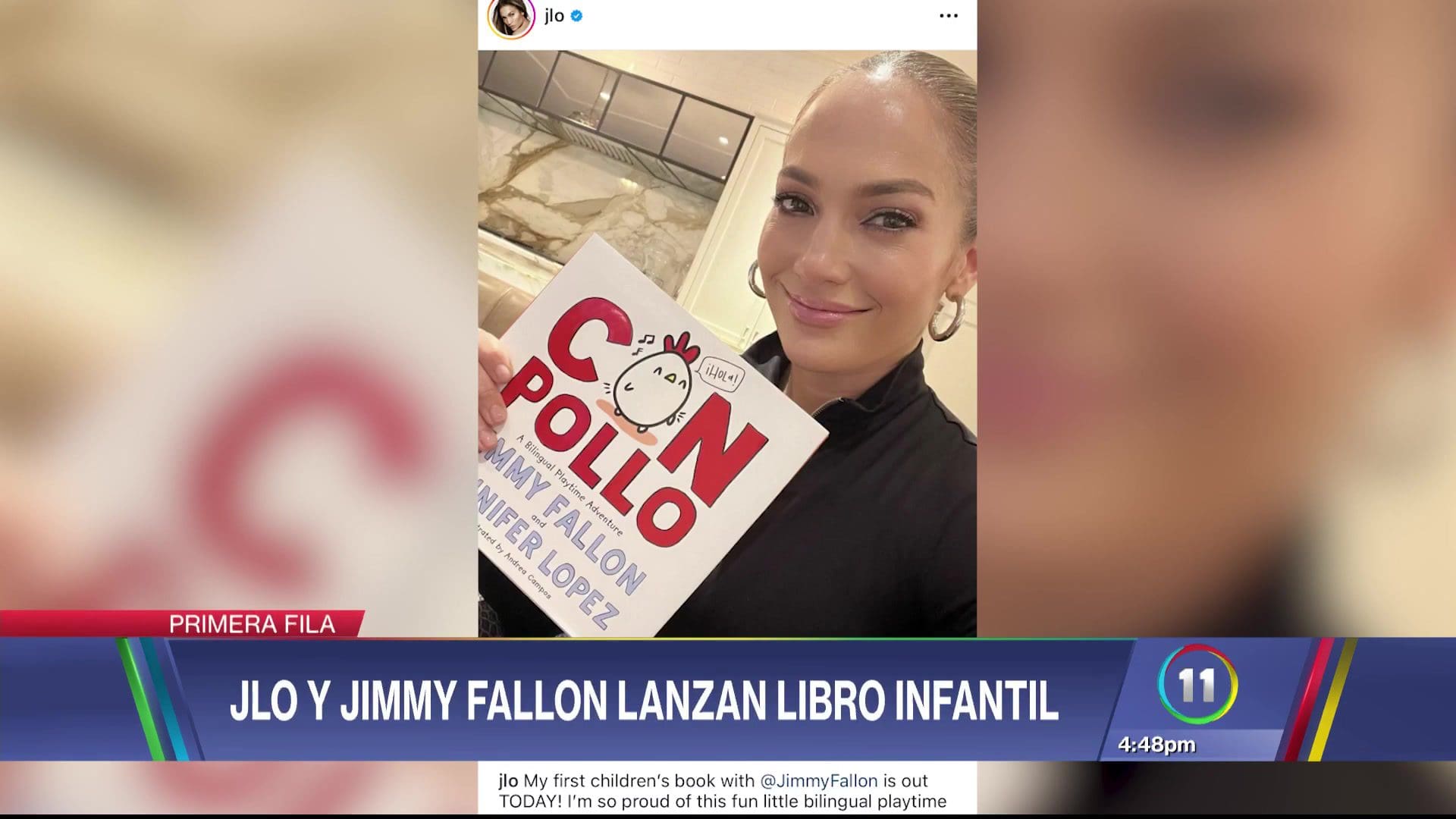 Jennifer López lanza libro infantil junto a Jimmy Fallon - TeleOnce TV ...