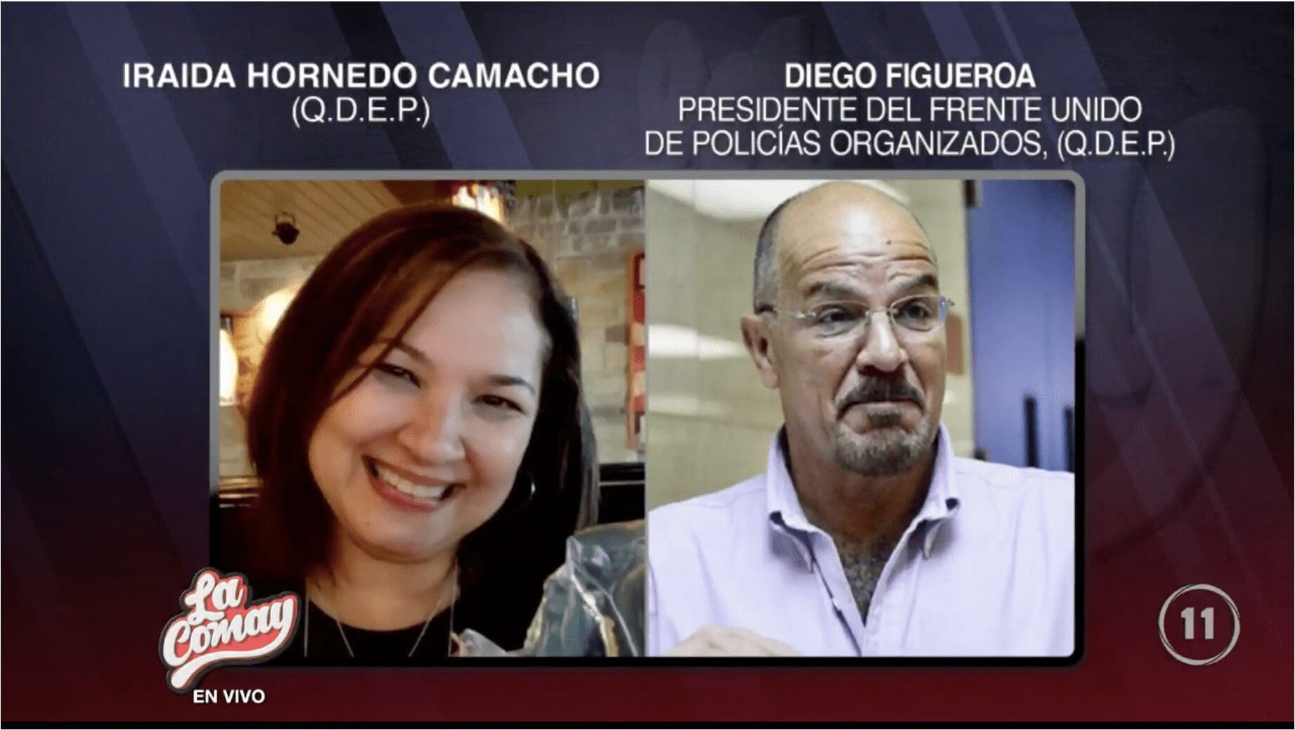 La Comay revela video de presidente del FUPO horas antes de asesinar a ...