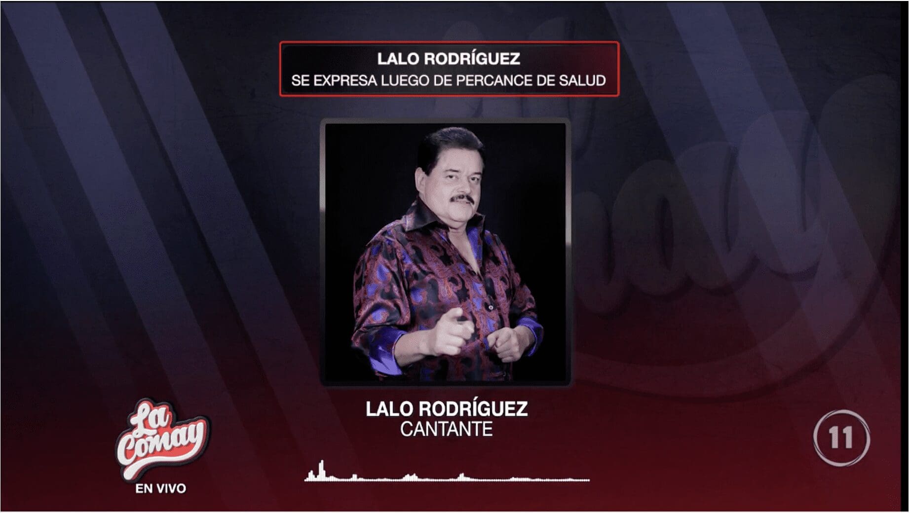"Estoy en recuperación": se expresa Lalo Rodríguez tras percance de ...