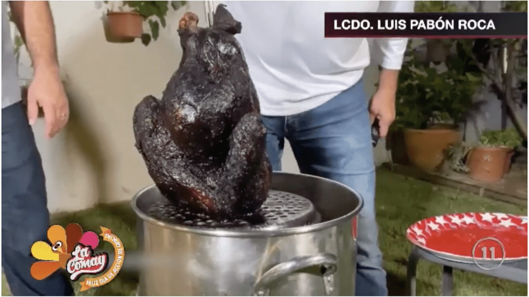 Así quedó el pavo de La Comay - TeleOnce TV | Vívelo