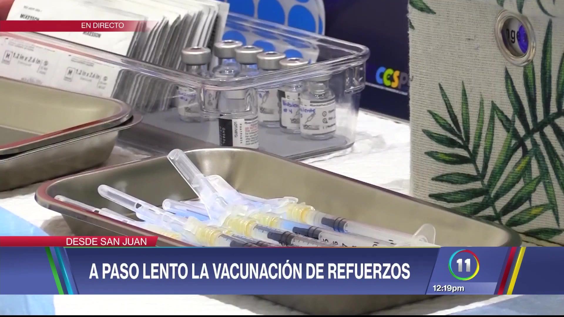 A paso lento la vacunación de refuerzos - TeleOnce TV | Vívelo