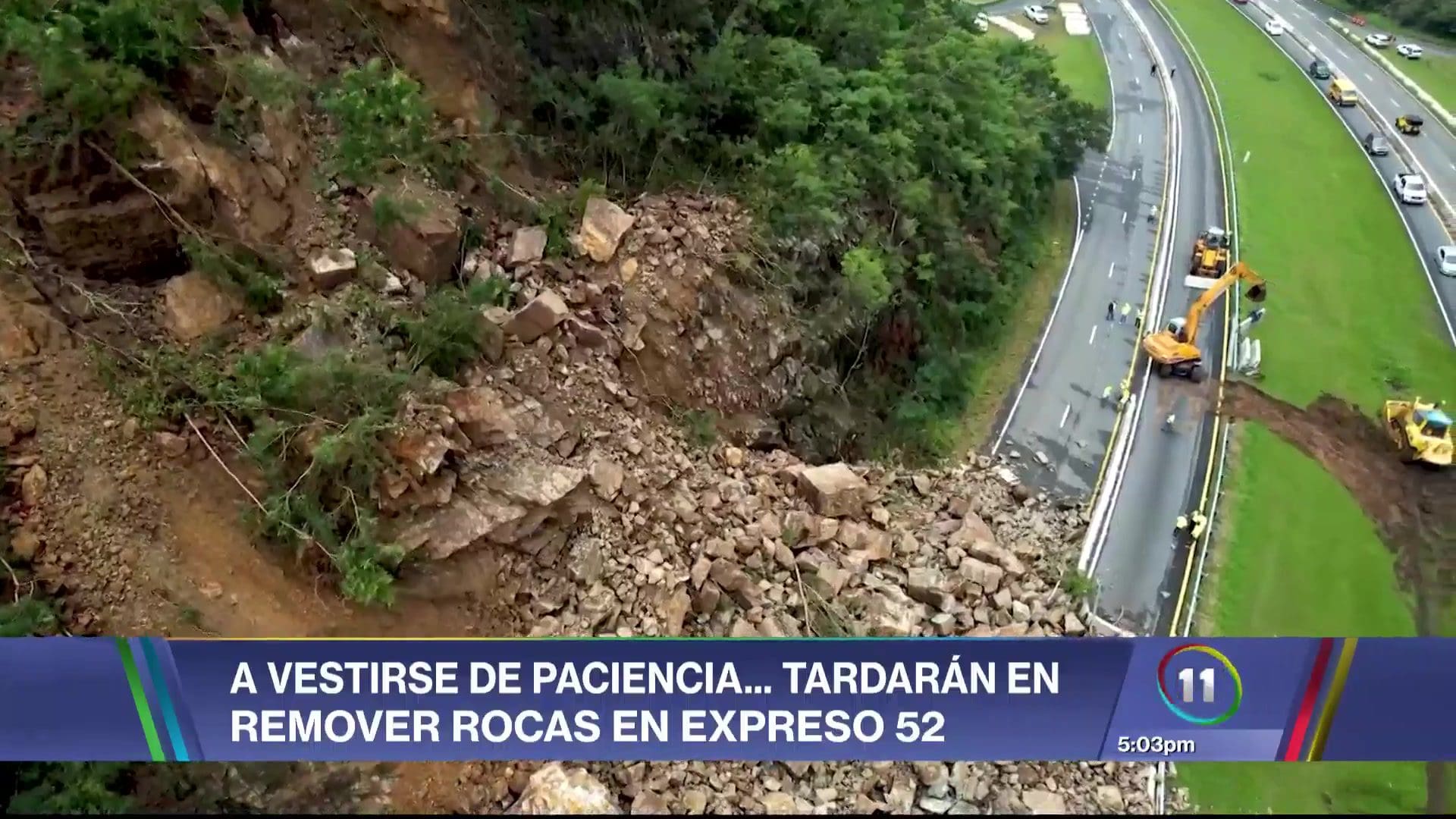 Remoción de rocas en el Expreso 52 en Cayey costará $3 millones ...
