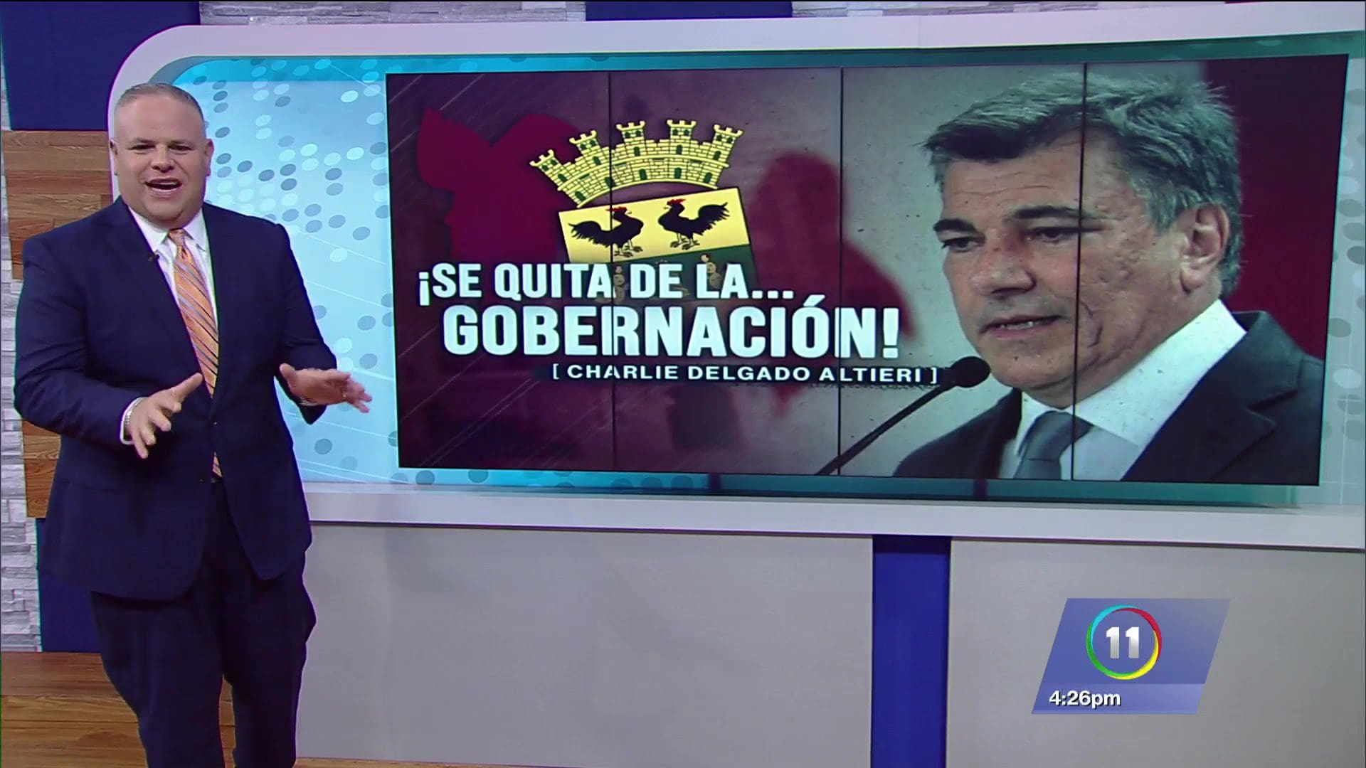 Charlie Delgado se quita de la gobernación - TeleOnce TV | Vívelo