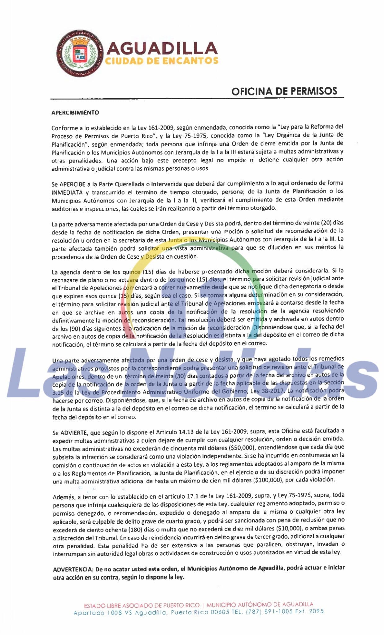 Otro intento para que Anaudi Hernández cese toda actividad comercial en ...