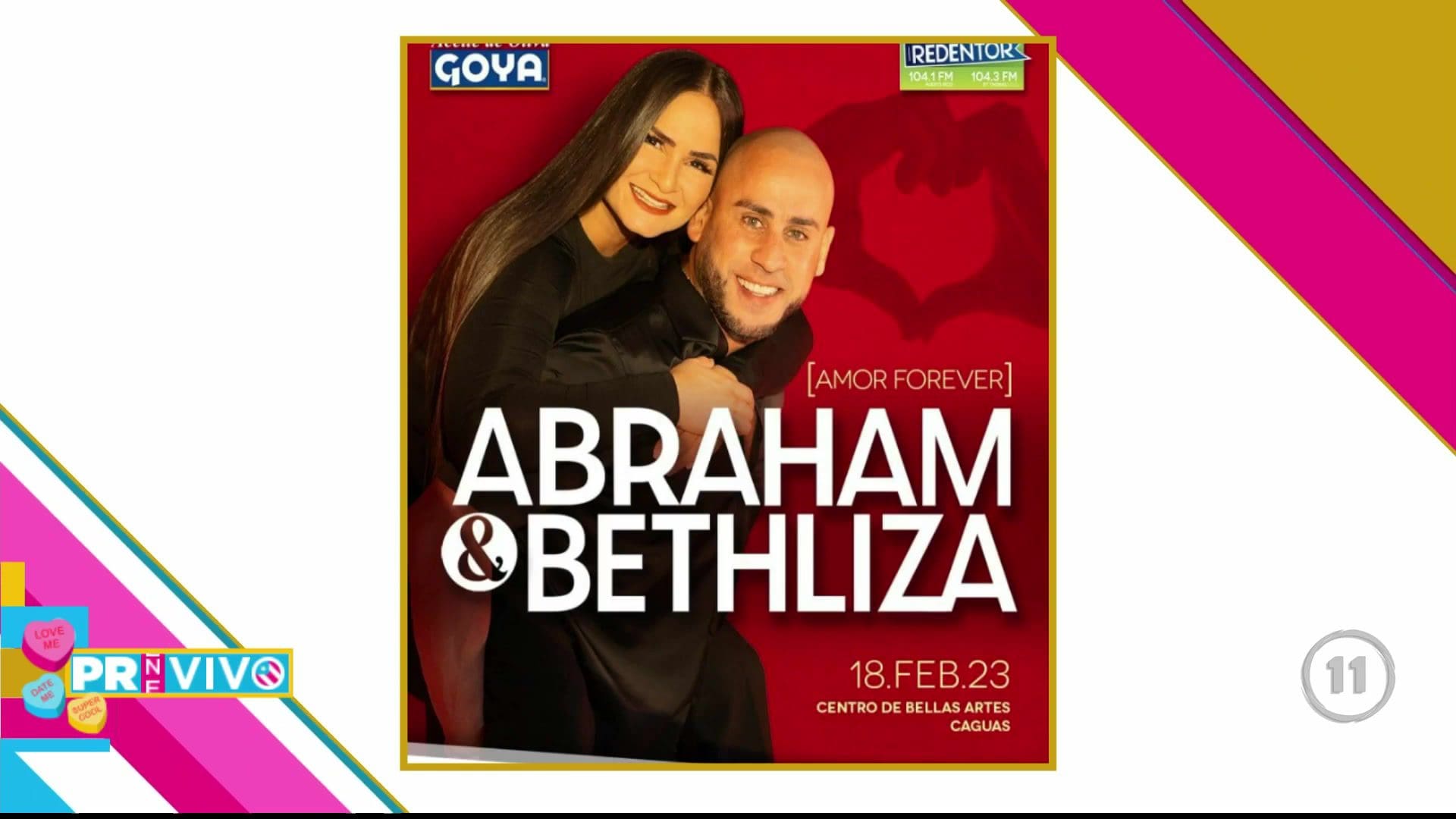 Abraham y Bethliza comparten su amor en concierto - TeleOnce TV | Vívelo