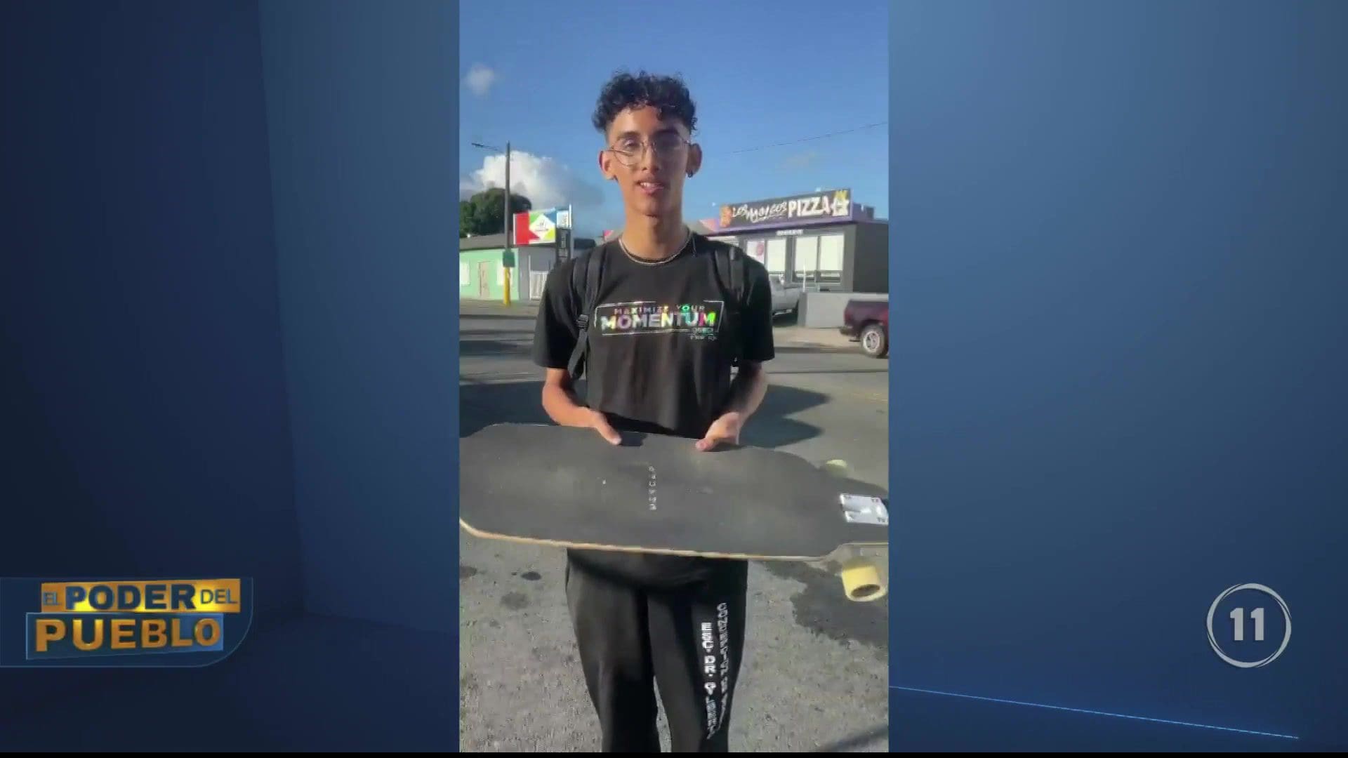 "El Poder del Pueblo" cumple con joven que rotula paradas de la AMA ...