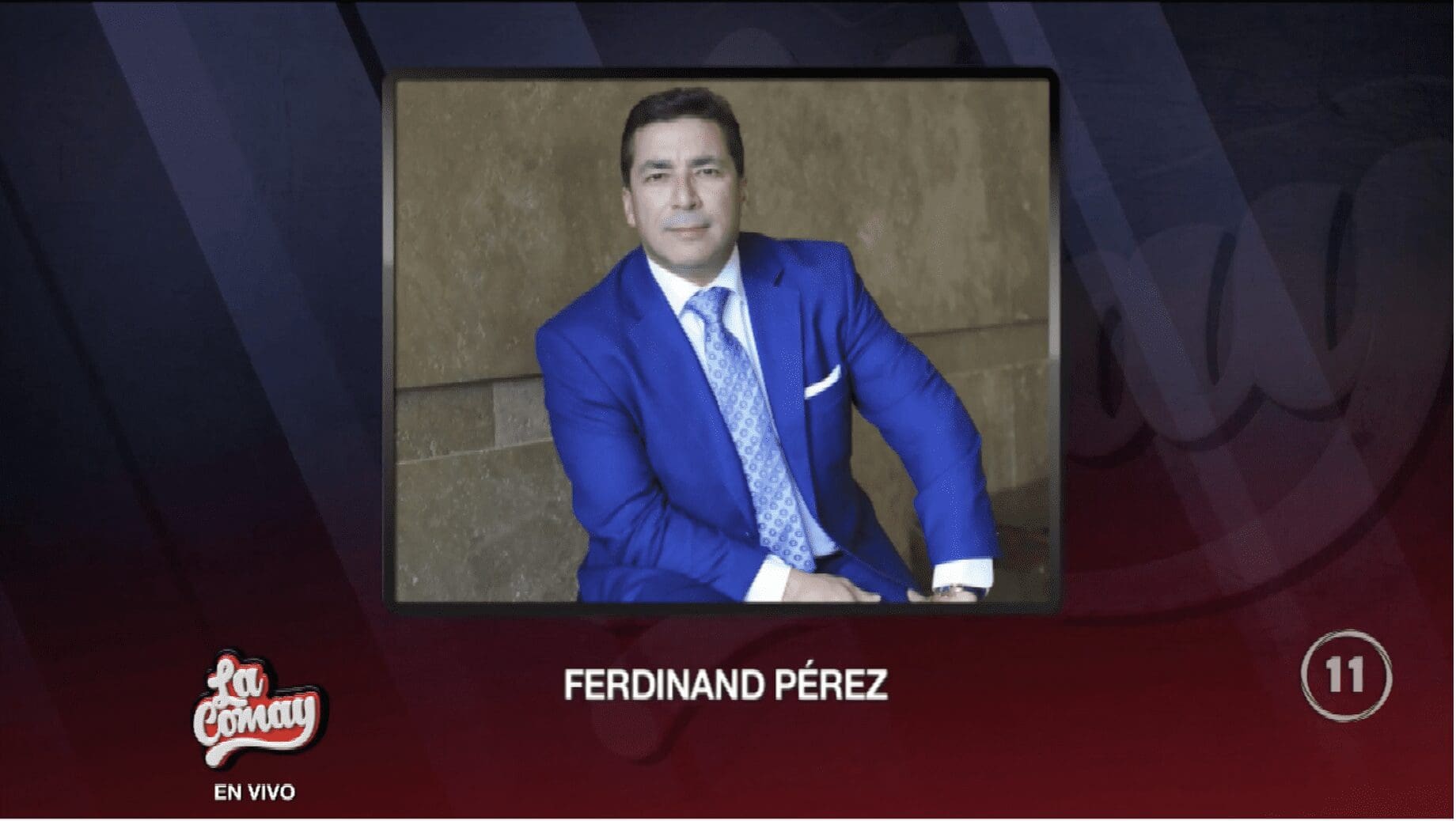 Ferdinand Pérez comienza con su quimioterapia - TeleOnce TV | Vívelo