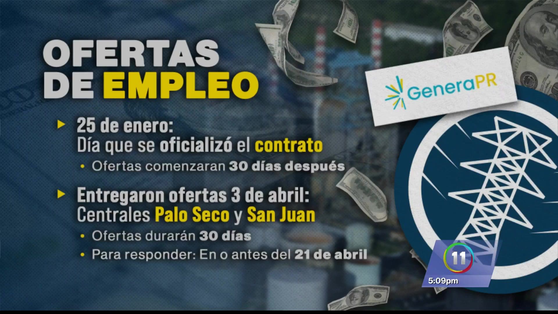 El Fuetazo: Primeras ofertas de empleo de Genera PR - TeleOnce TV | Vívelo