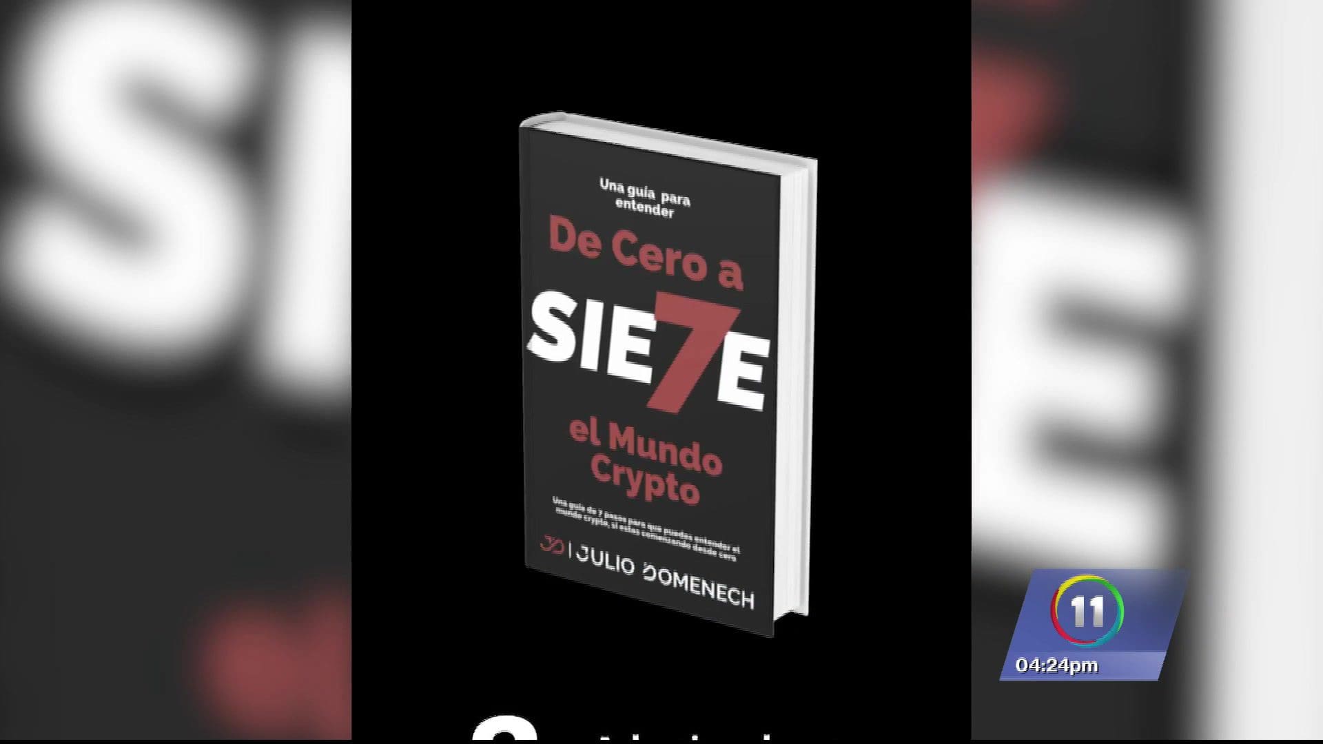 Julio Domenech lanza su primer libro - TeleOnce TV | Vívelo