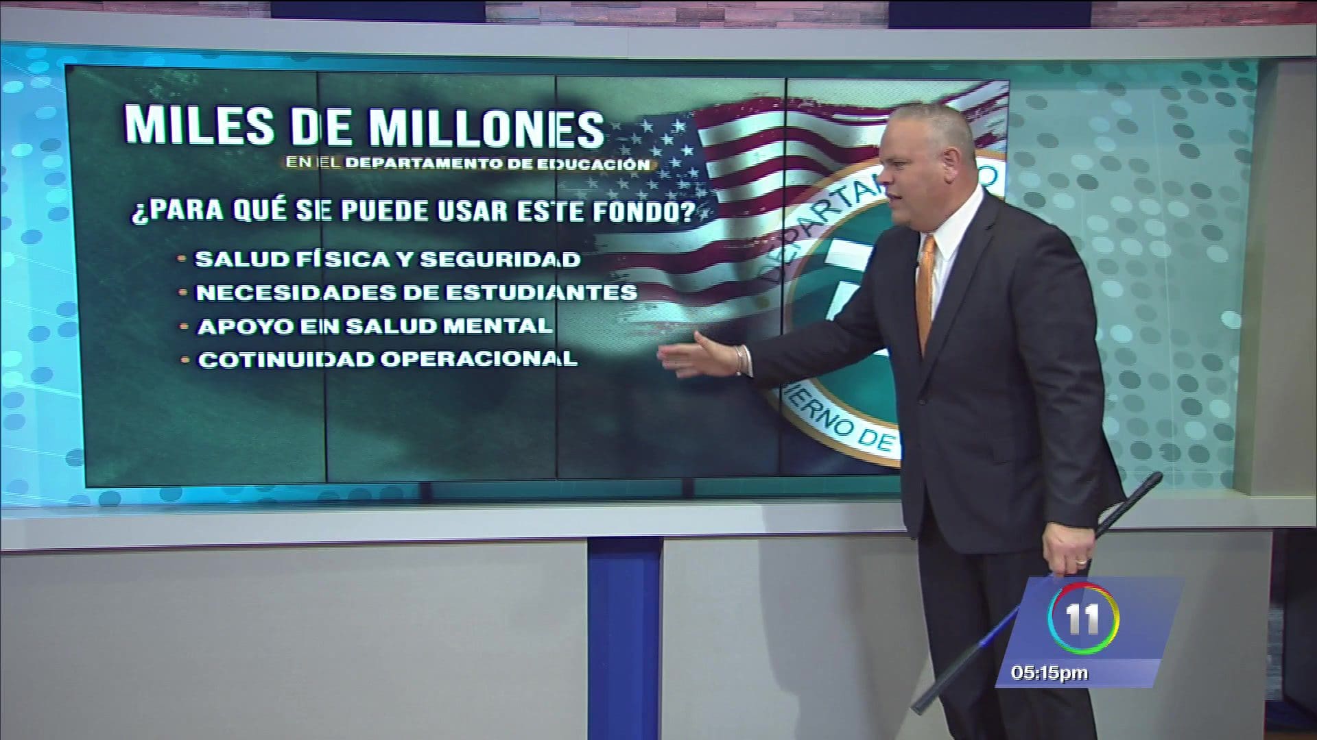 El Fuetazo de Gary: Fondos sin utilizar en el Departamento de Educación - TeleOnce TV | Vívelo