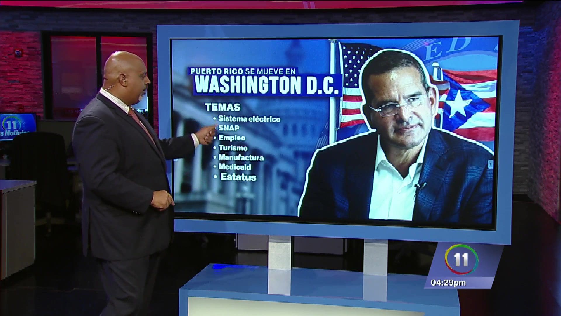 El Análisis de Jorge: Pierluisi de visita en Washington - TeleOnce TV ...