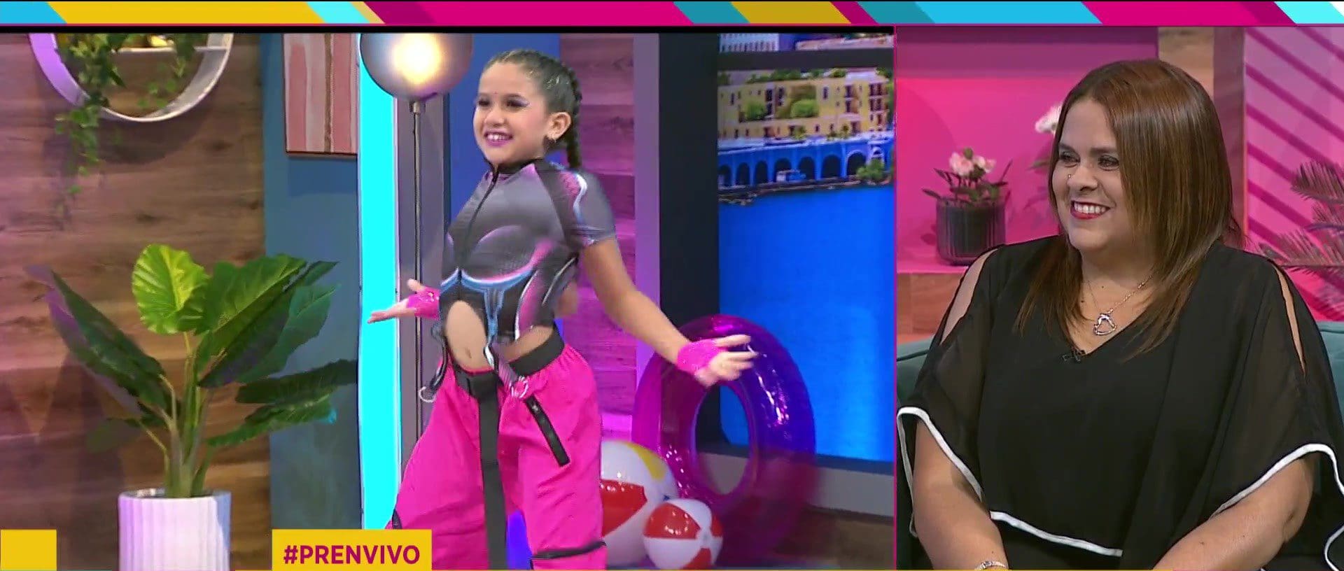 Mi nieto tiene talento: Lyann Zoé lo da todo en la pista - TeleOnce TV ...