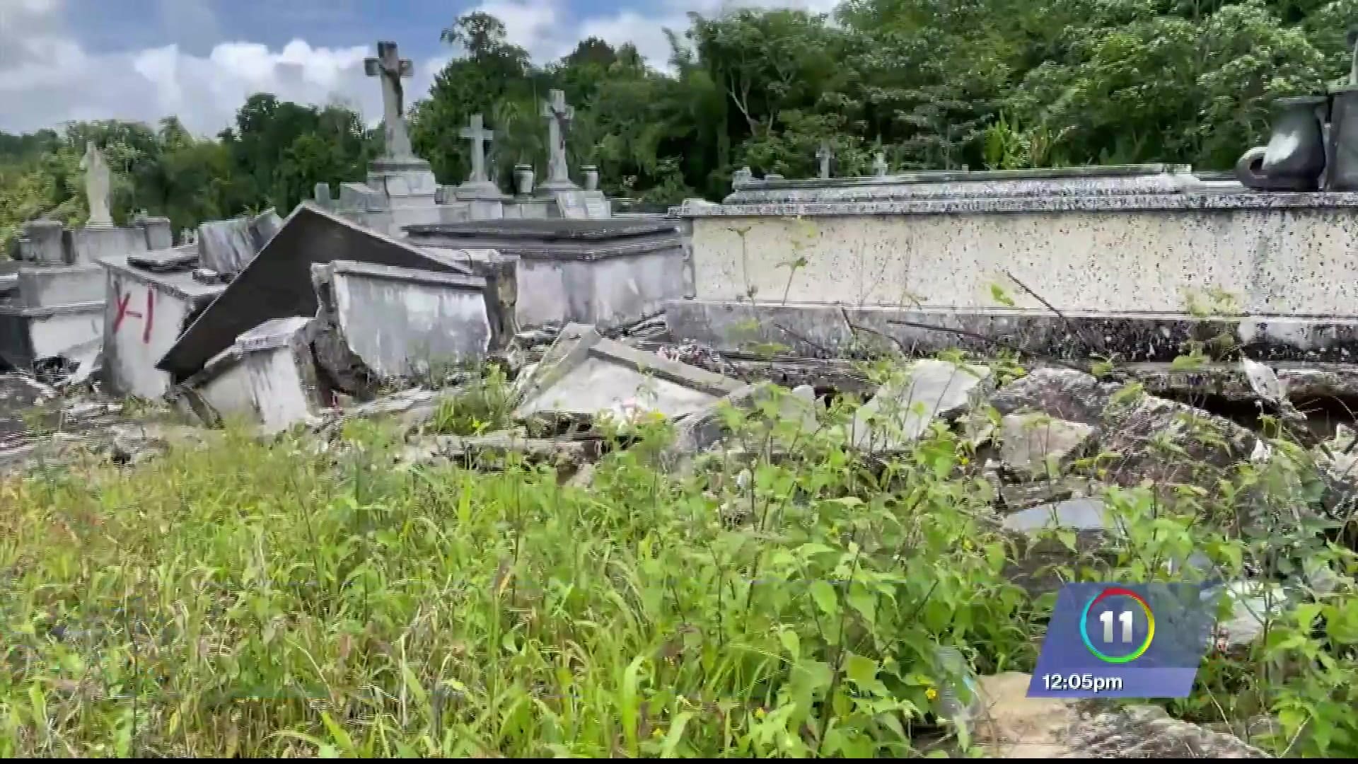 Buscan trasladar tumbas del cementerio de Lares - TeleOnce TV | Vívelo