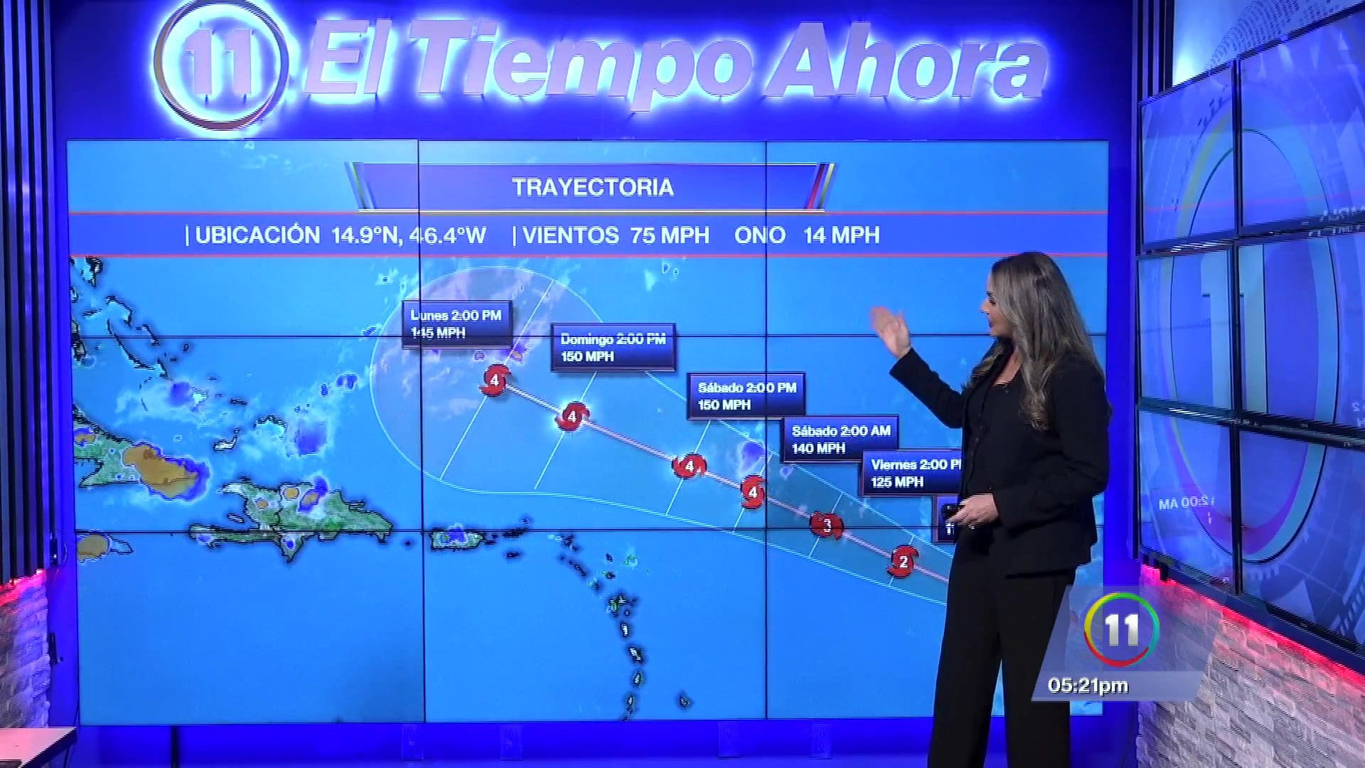 Tormenta tropical se convierte en el Huracán Lee - TeleOnce TV | Vívelo