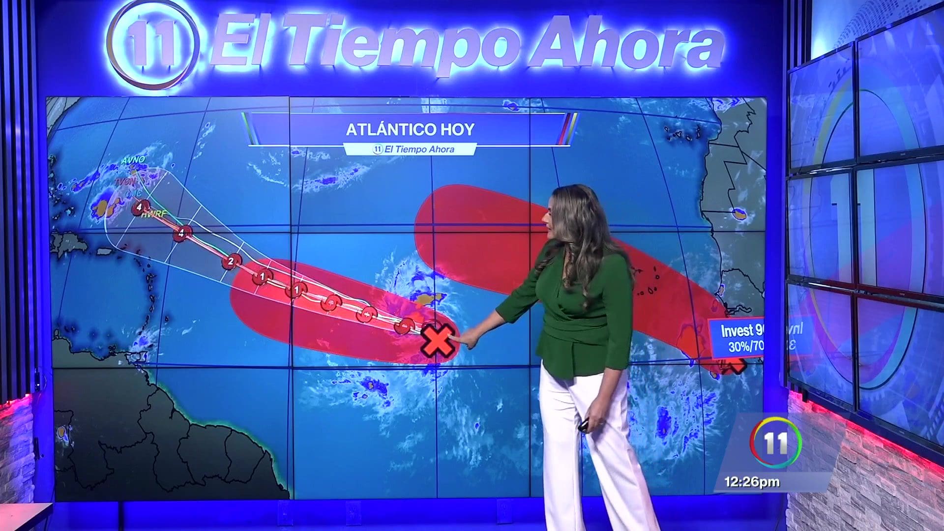 Depresión Tropical #13 se convertiría en la tormenta Lee - TeleOnce TV ...