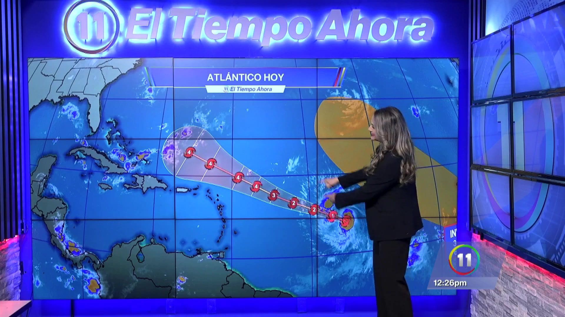 Tormenta tropical Lee continúa su trayectoria pasando a distancia ...