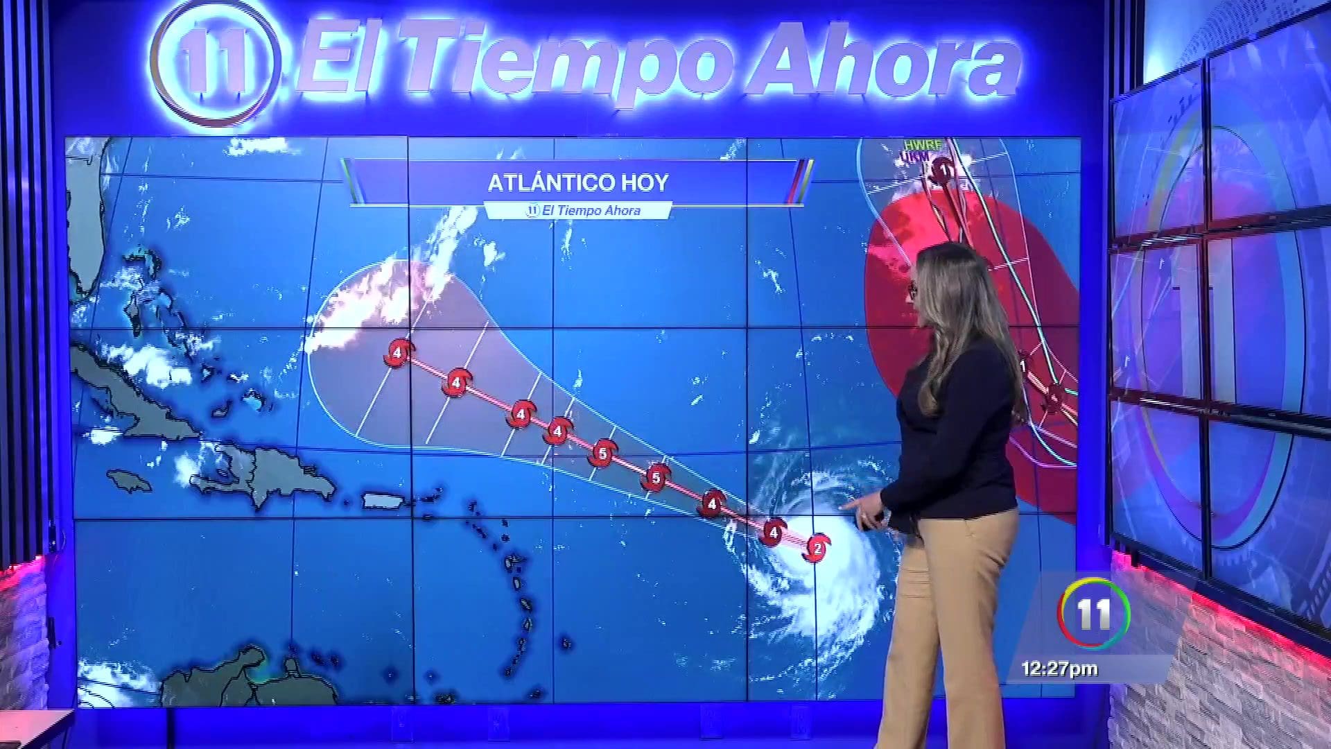 Huracán Lee continúa su trayectoria como categoría 2 - TeleOnce TV | Vívelo