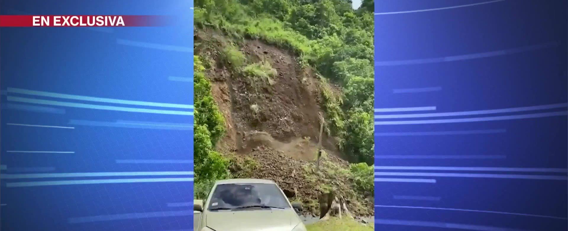 Lluvias agravan situación de derrumbe en Aibonito - TeleOnce TV | Vívelo