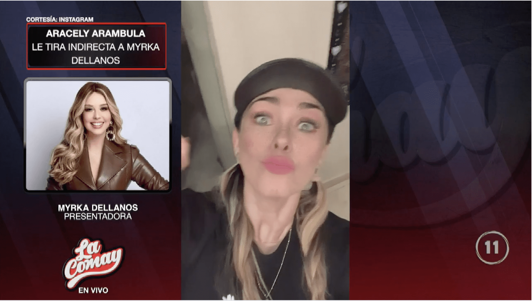 Aracely Arámbula le tira indirecta a Myrka Dellanos - TeleOnce TV | Vívelo