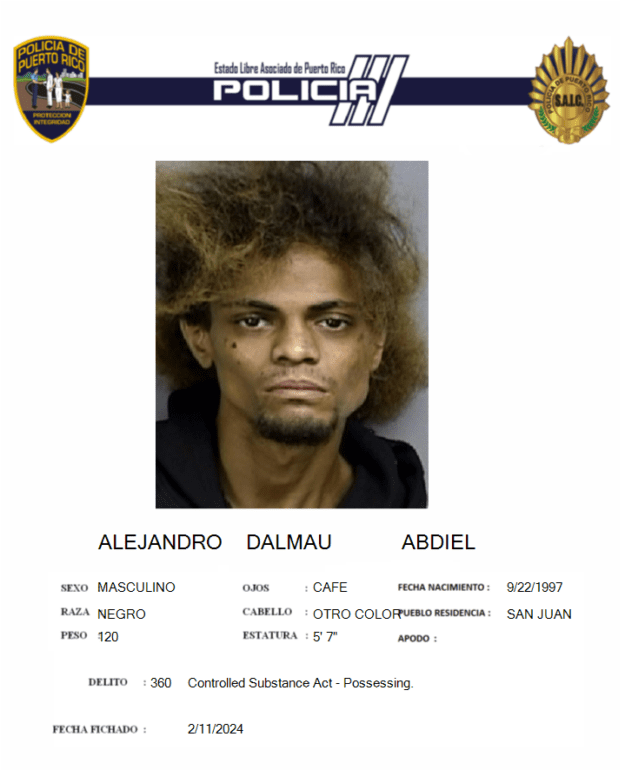 Libre bajo fianza joven por posesión de sustancias controladas en San ...