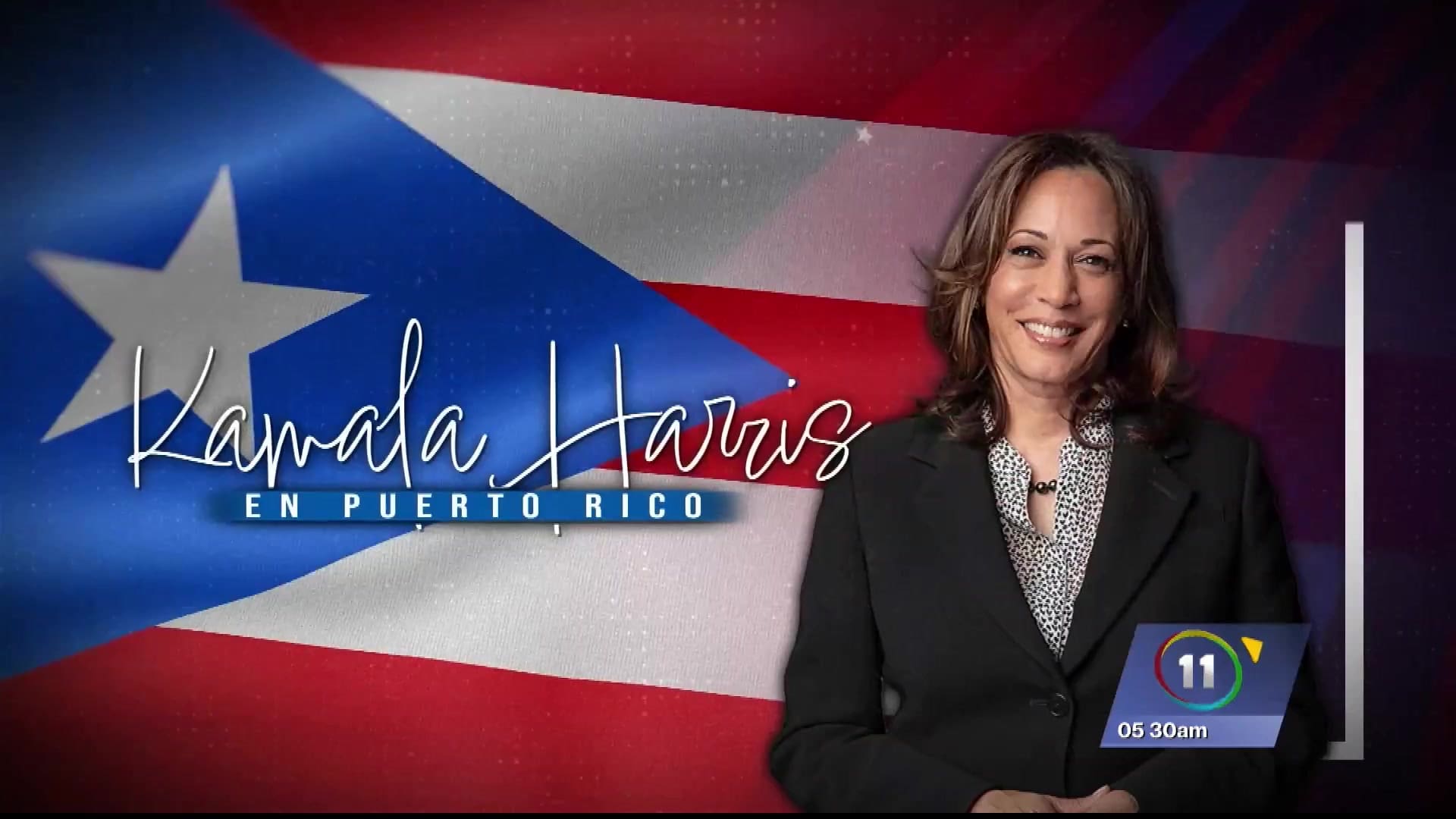 Kamala Harris llega hoy a Puerto Rico - TeleOnce TV | Vívelo