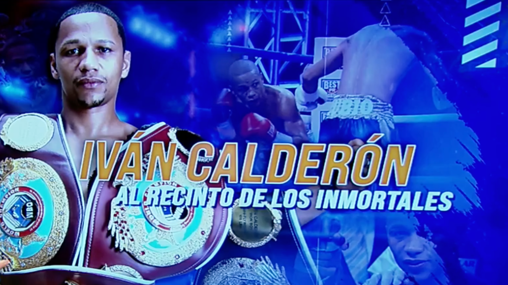 Iván Calderón a la inmortalidad del boxeo internacional - TeleOnce TV ...