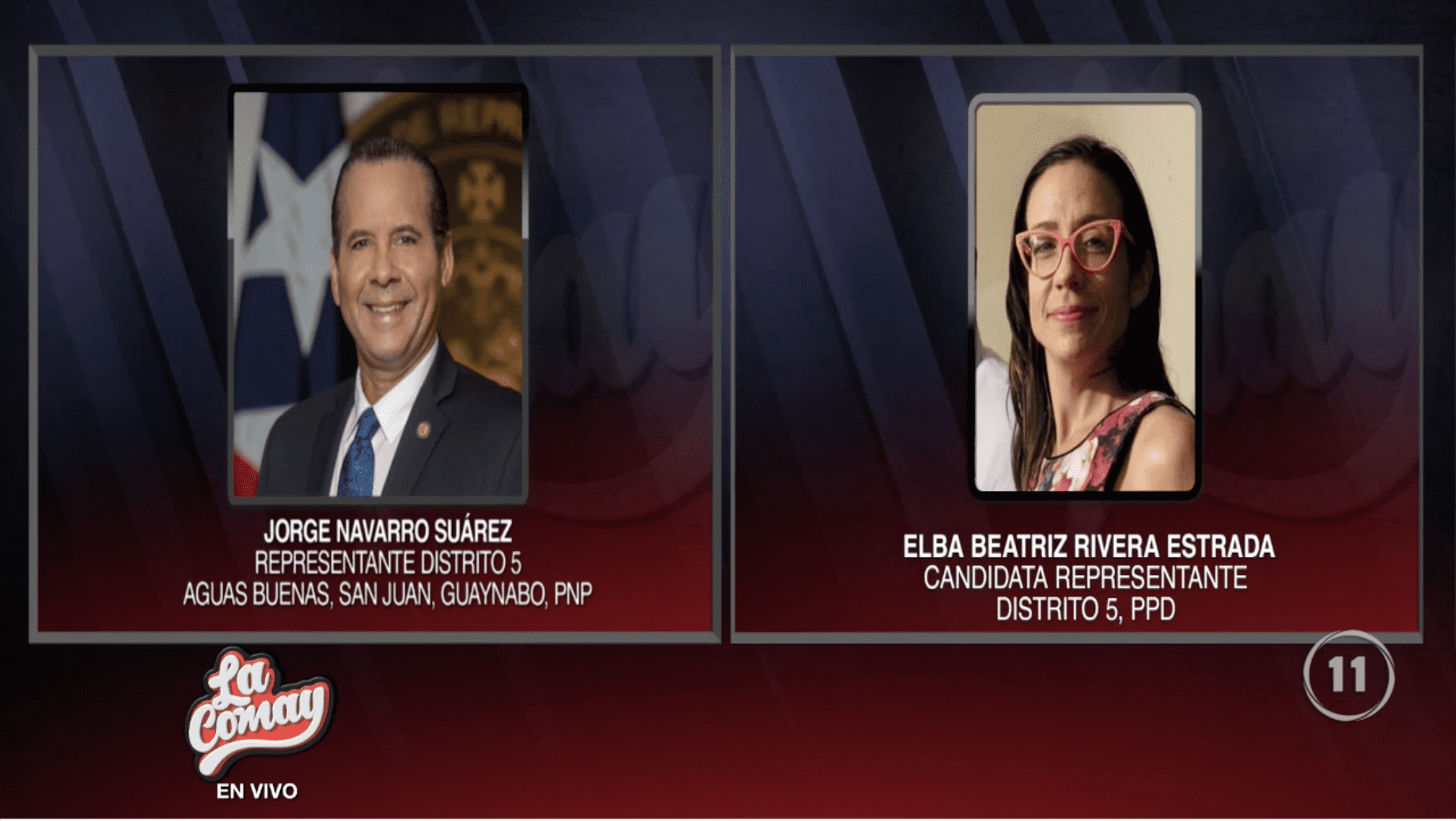 Se forma tremenda garata entre "Georgie" Navarro y Elba Beatriz Rivera ...