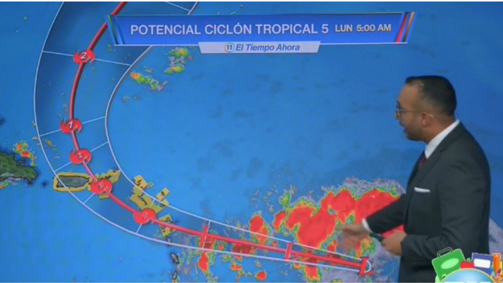 Emiten vigilancia de tormenta tropical para Puerto Rico - TeleOnce TV ...