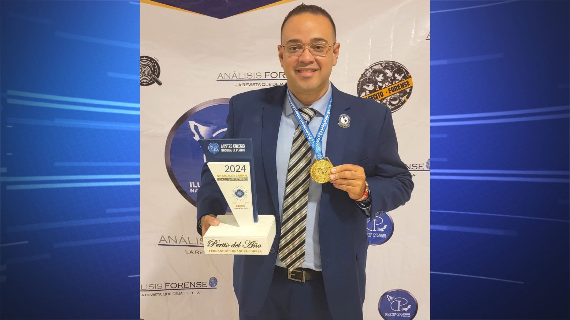 Fernando Fernández es premiado como Perito del Año en Investigación ...