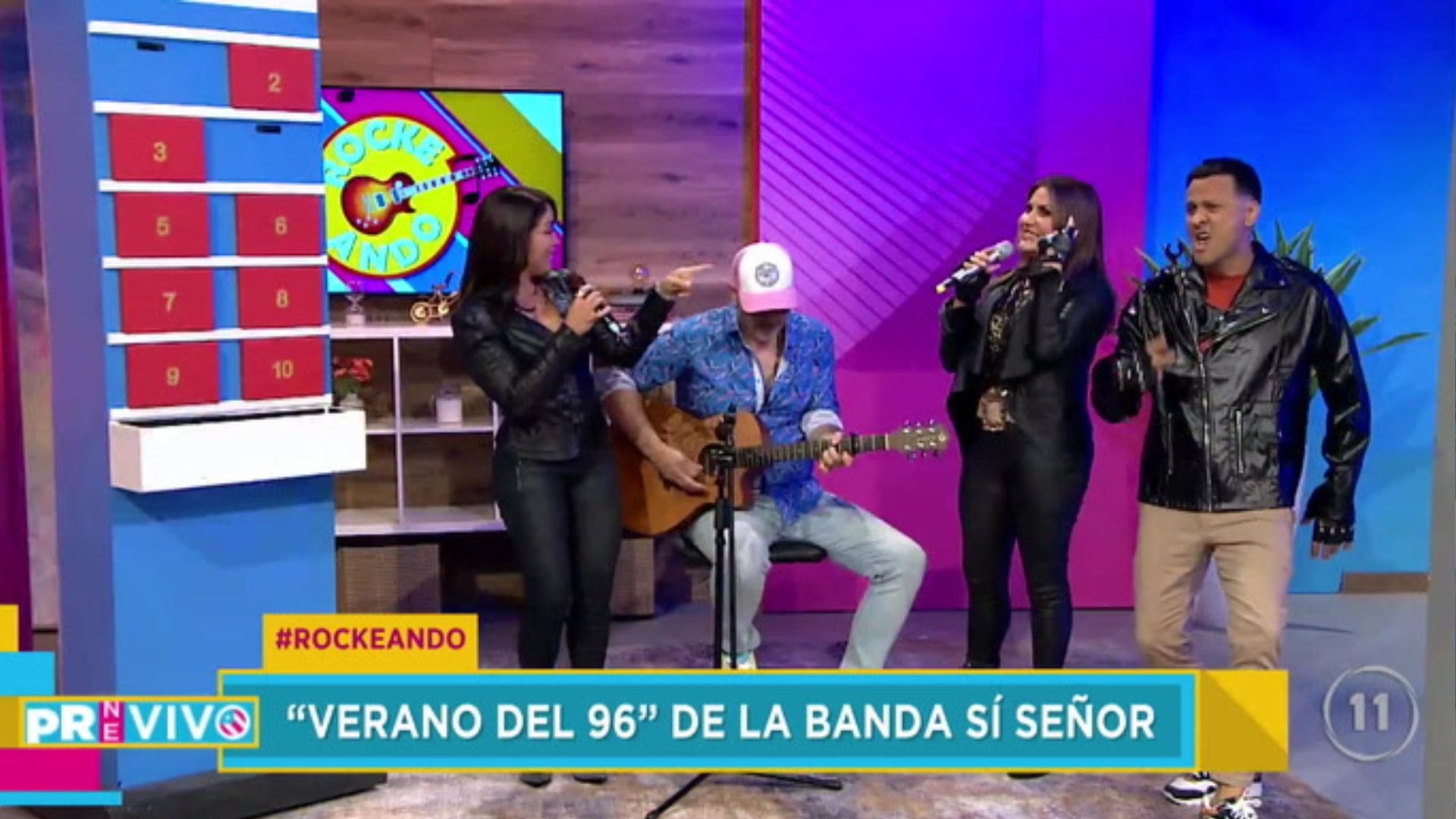 Rockeando con la banda "Sí Señor" - TeleOnce TV | Vívelo