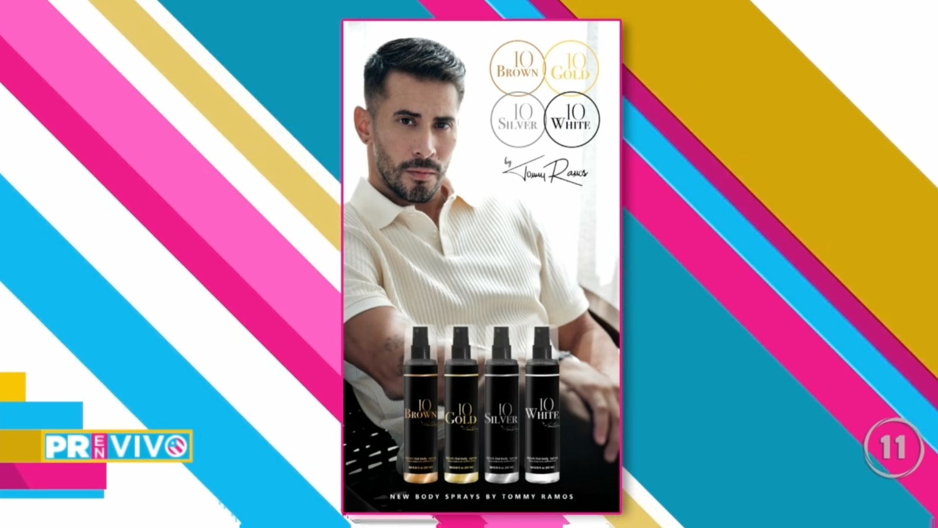Tommy Ramos lanza 4 fragancias para caballeros - TeleOnce TV | Vívelo