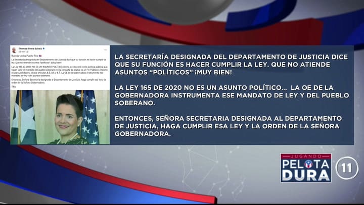 Thomas Rivera Schatz se las canta a Janet Parra - TeleOnce TV | Vívelo