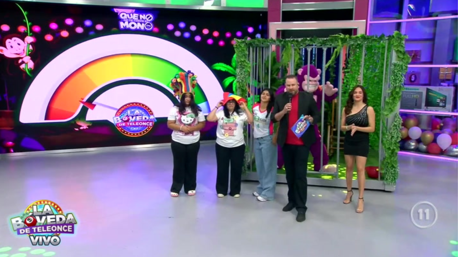 ¿El mono se portó bien o todas cantaron muy bien? - TeleOnce TV | Vívelo